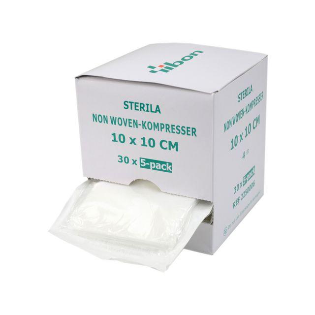 Sterila Non-Woven Kompresser 5-Pack - Latexfritt & CE-Märkt – Workwise